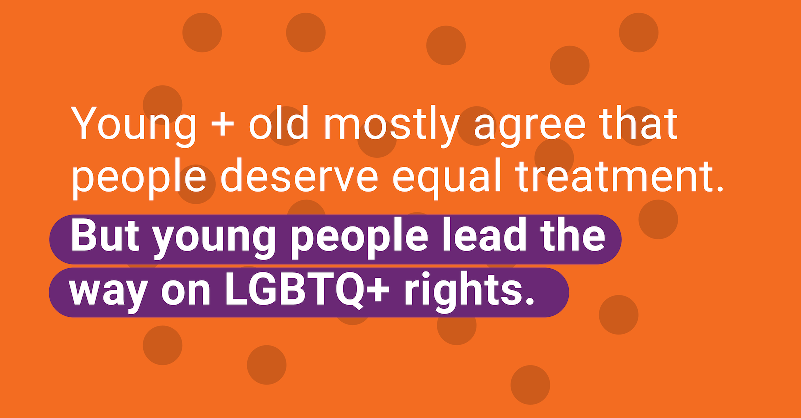 Equality for some | The Changing Childhood Project | UNICEF x Gallup