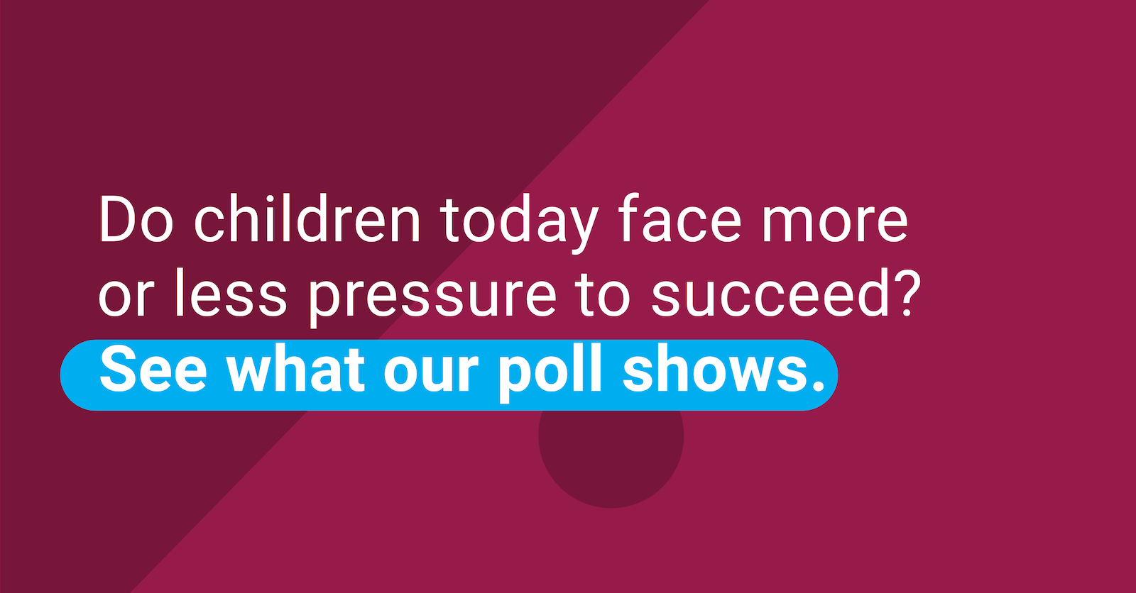 Under pressure | The Changing Childhood Project | UNICEF x Gallup